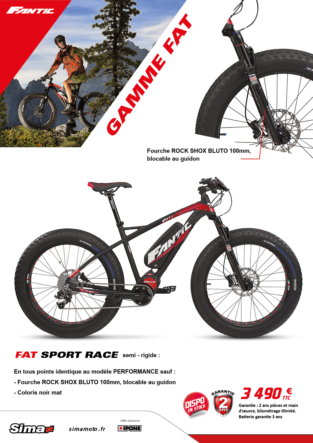 FANTIC BIKES /SIMA LANCE UN VÉLO ÉLECTRIQUE - Infos 75