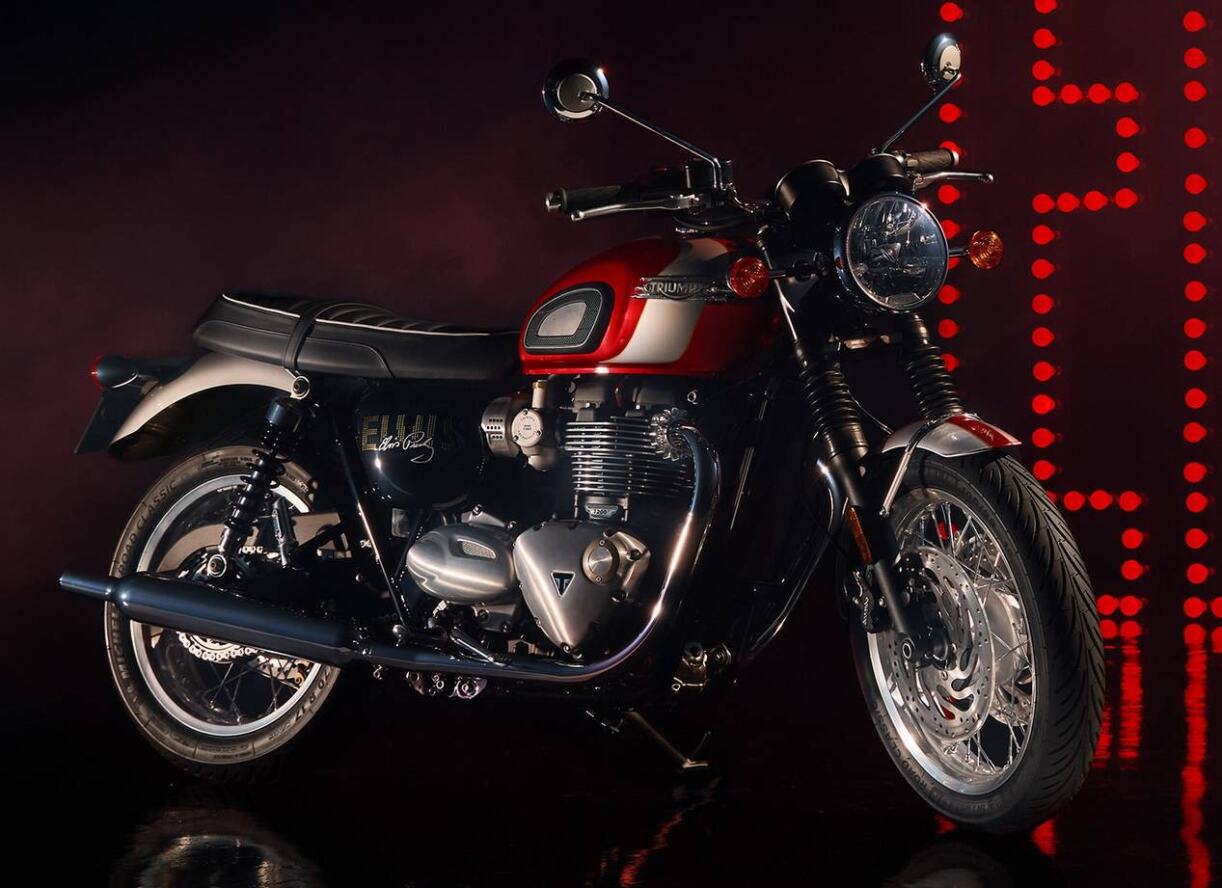 Triumph Motorcycles présente une étonnante T120 Elvis Presley Limited ...
